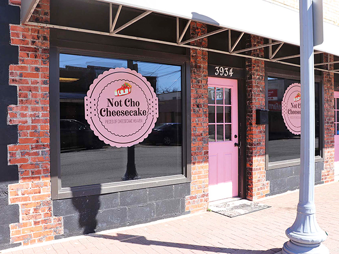 Those pink doors aren't just inviting &ndash; they're practically a portal to cheesecake nirvana. Downtown Bethany's sweetest secret awaits.
