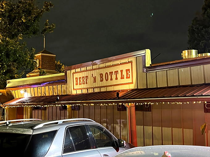 The unassuming exterior of Beef 'N Bottle belies the culinary treasures within. Like finding a Rolex in a paper bag, this Charlotte institution has been surprising guests since 1958. 