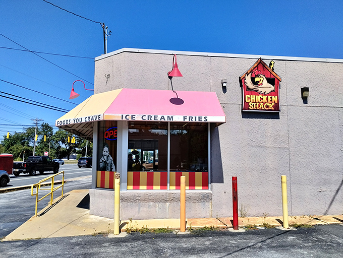 That red and yellow awning on Concord Pike isn't just a beacon for hungry travelers&mdash;it's a portal to fried chicken nirvana in suburban Wilmington.