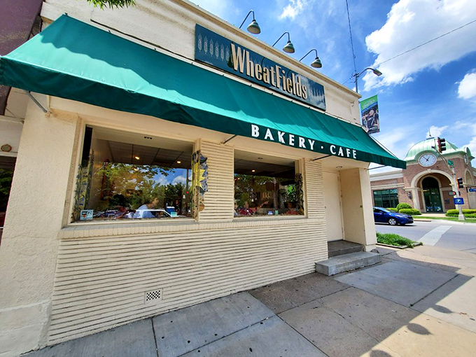 The modest storefront of Wheatfields belies the culinary magic happening inside. Lawrence's best-kept bread secret hides in plain sight.