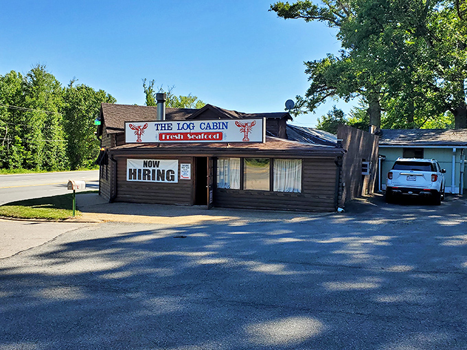 The unassuming exterior of The Log Cabin Restaurant is like finding a paperback bestseller hiding in plain sight along Route 1 in Stafford.