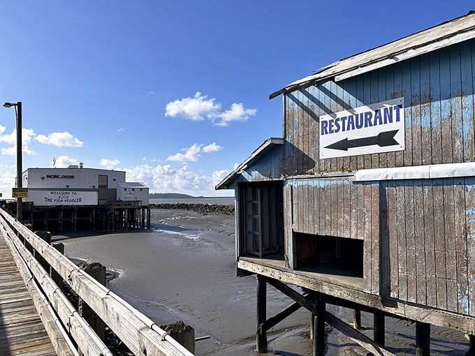 The unassuming exterior of The Fish Peddler belies the seafood treasures within. Who needs fancy when you've got fresh?