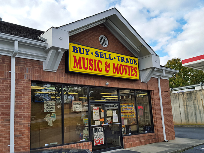 The unassuming strip mall exterior of Book Nook belies the literary wonderland waiting inside. Like finding Narnia in a closet, but with more Batman comics.