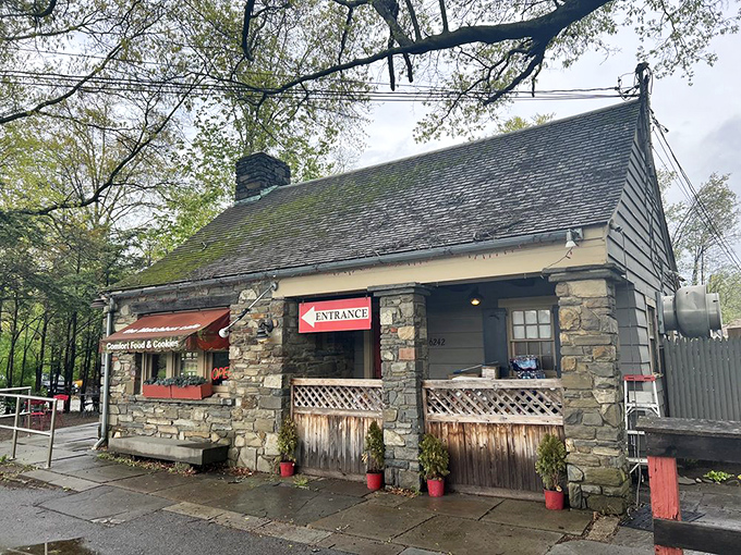 This storybook stone cottage along Route 9 houses culinary magic that proves great restaurants don't need to shout for attention.