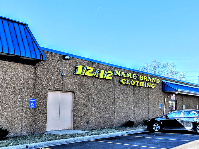 The unassuming exterior of Half of Half Name Brand Clothing in Lenexa might not scream "fashion paradise," but inside awaits a treasure trove that'll make your wallet sing with joy.