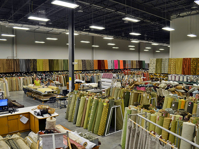 From earthy greens to vibrant patterns, every DIY dream finds its starting point in this textile paradise.