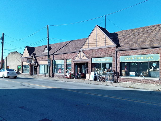 "Purveyors of Fine Junk" isn't just a slogan&mdash;it's a promise painted boldly on Audrey's brick facade, beckoning treasure hunters from miles around.