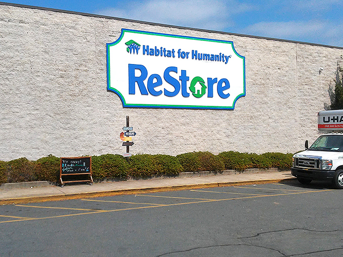 The exterior beckons like a humble fortress of possibility&mdash;behind these walls, thousands of home dreams wait to be discovered at bargain prices.