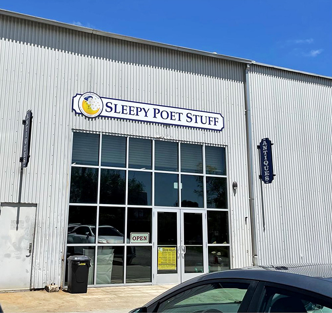 Don't let the unassuming warehouse exterior fool you&mdash;inside this corrugated metal time machine awaits 60,000 square feet of vintage treasures. 