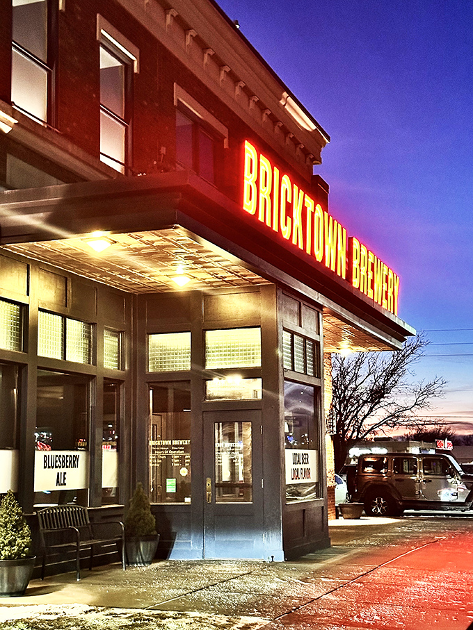 The stately brick facade of Bricktown Brewery stands proudly in Wichita, where good beer and even better meatloaf await the hungry Kansas traveler.