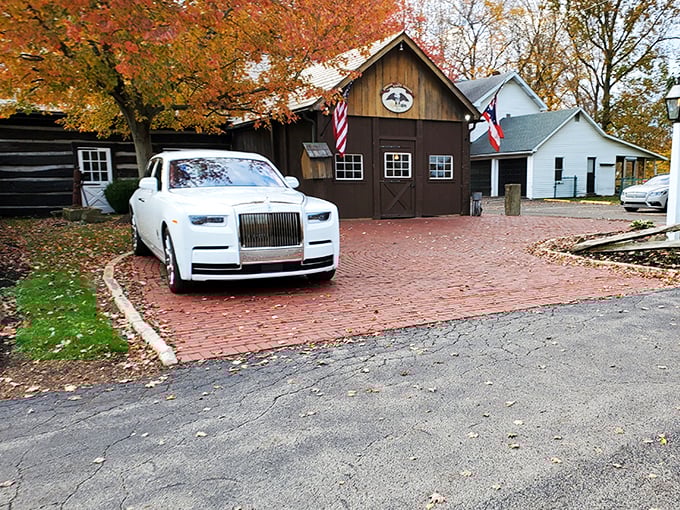 History stands tall at the Spread Eagle Tavern, where the rustic wooden exterior and iconic eagle emblem have welcomed travelers since Andrew Jackson's presidency.