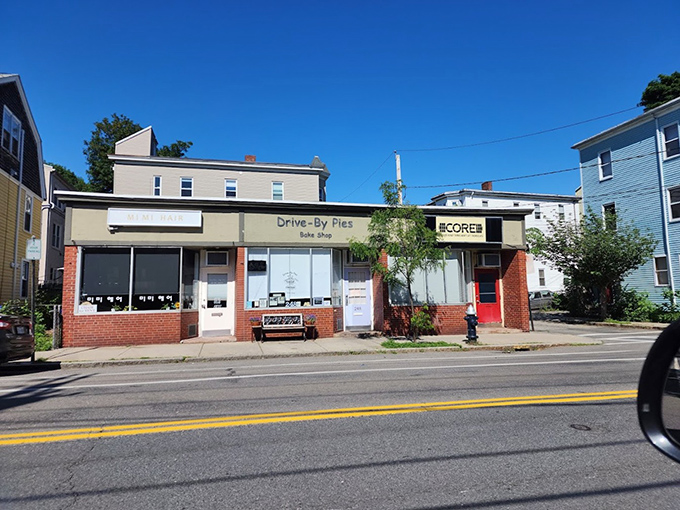 The unassuming storefront of Drive-By Pies proves once again that culinary greatness rarely arrives with fanfare or neon signs. 