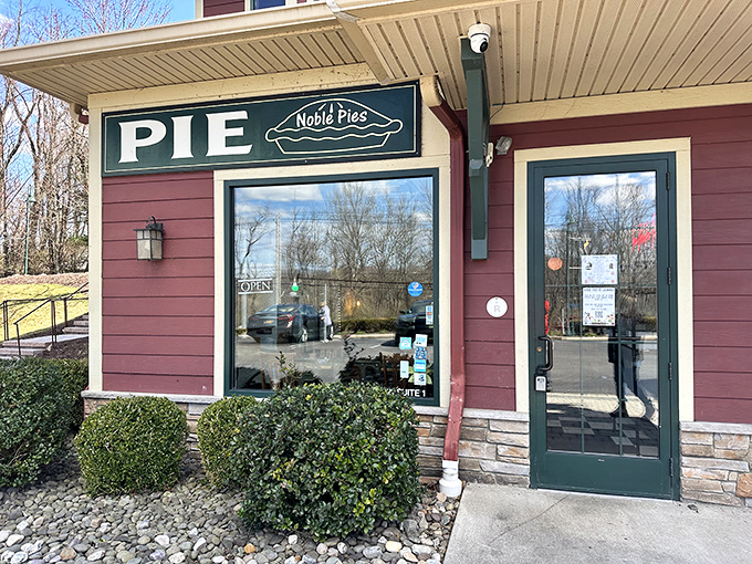 The unassuming exterior hides a treasure trove of pastry perfection - proof that the best things in life don't need flashy advertising. 