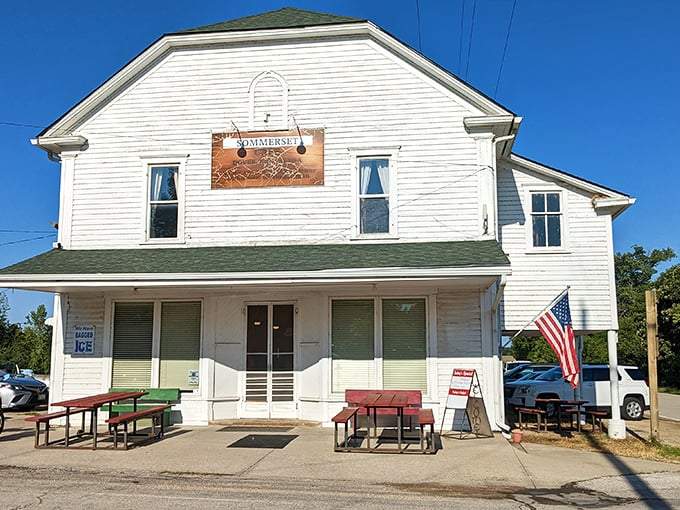 The unassuming white facade of Sommerset Hall Caf&eacute; stands like a time capsule in Dover &ndash; proof that culinary treasures often hide in plain sight.