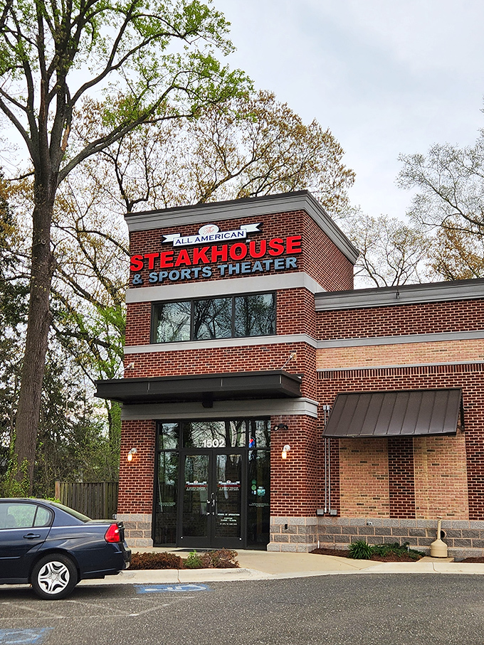 The brick exterior might not scream "food temple," but inside this unassuming building, steak magic happens daily. Like finding a diamond in a strip mall.