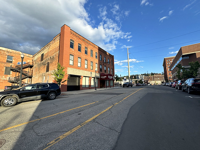 Churchill's bold red awning against Spokane's iconic steam stacks isn't just a sign&mdash;it's a beacon calling to serious carnivores across the Inland Northwest. 