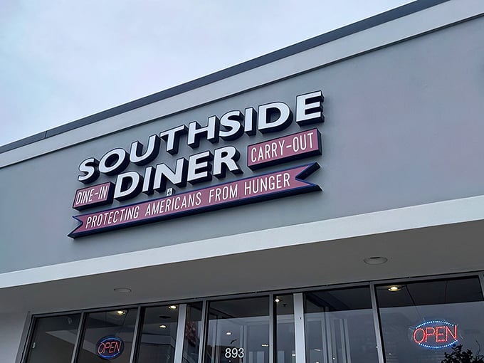 "Protecting Americans from hunger" isn't just a slogan here—it's a solemn oath fulfilled with crispy bacon and perfect eggs.