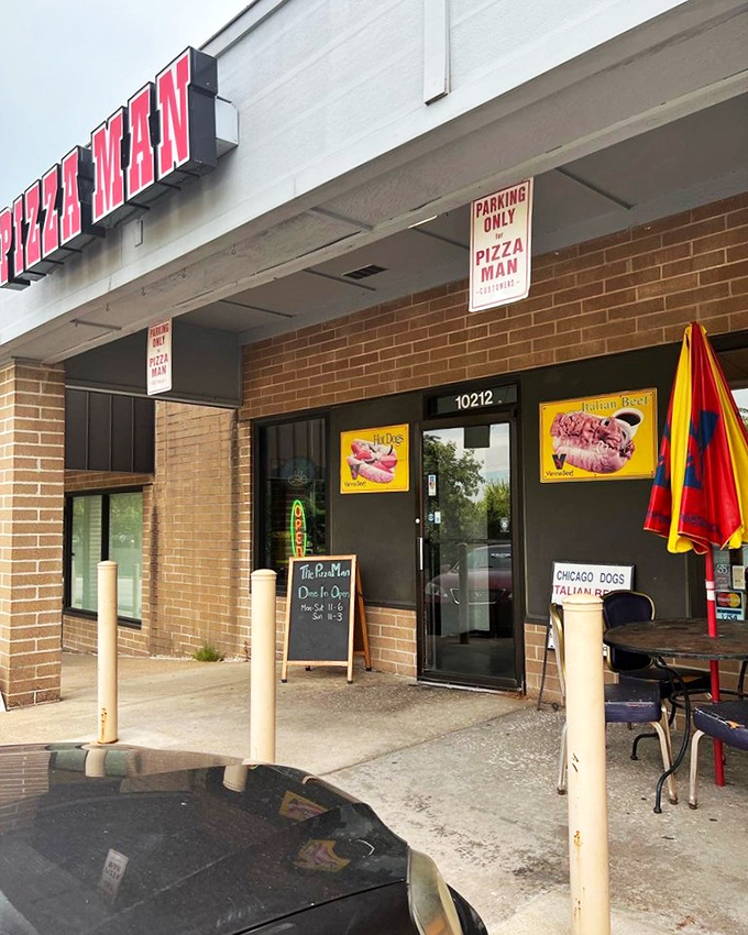The unassuming storefront of The Pizza Man might not stop traffic, but trust me&mdash;this modest brick facade hides Chicago-style treasures worth a special trip.
