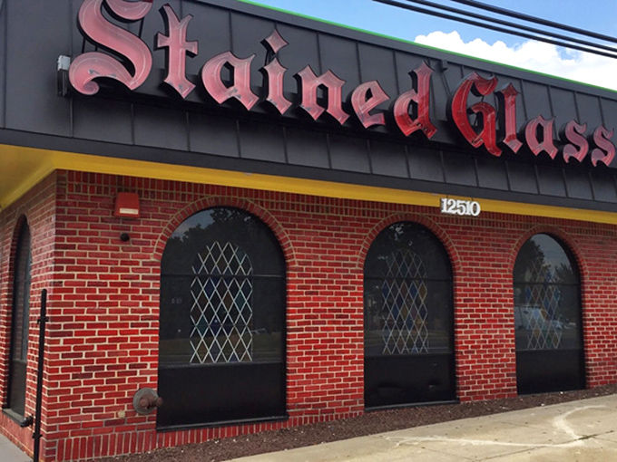 The brick facade with its signature stained glass windows isn't trying to impress anyone&mdash;and that's precisely why it does. Maryland's pizza sanctuary stands proudly on East Randolph Road.