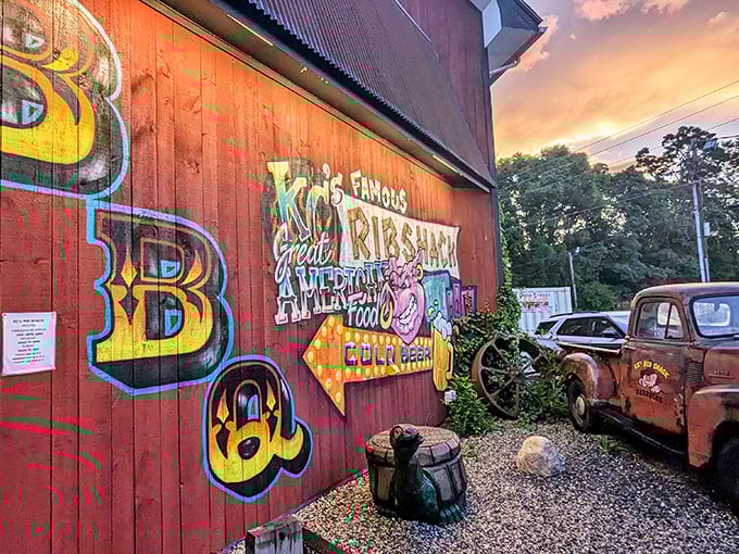 The barn-red exterior of KC's isn't just a building&mdash;it's a beacon of hope for the barbecue-deprived souls of New Hampshire.
