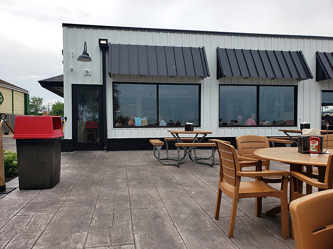 The unassuming exterior of Jolly Rogers hides culinary treasures within, like finding a pearl in an oyster&mdash;no fancy frills, just fantastic fish.