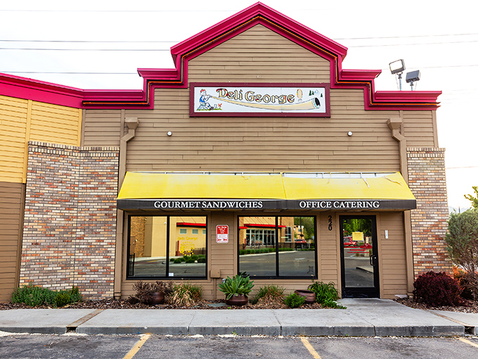 The unassuming storefront of Deli George hides culinary treasures within – like finding a diamond ring in a plain cardboard box.
