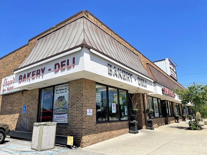 Shapiro's iconic cafeteria counter stands ready for action, where sandwich artisans transform simple ingredients into edible masterpieces that would make any New Yorker weep with joy.