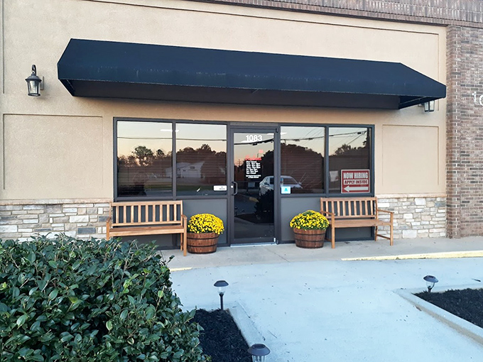 The unassuming exterior of Reubens in Greer hides culinary treasures within, like finding a winning lottery ticket in your winter coat pocket. 