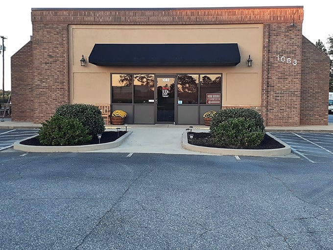 The unassuming exterior of Reubens in Greer hides culinary treasures within, like finding a winning lottery ticket in your winter coat pocket. 