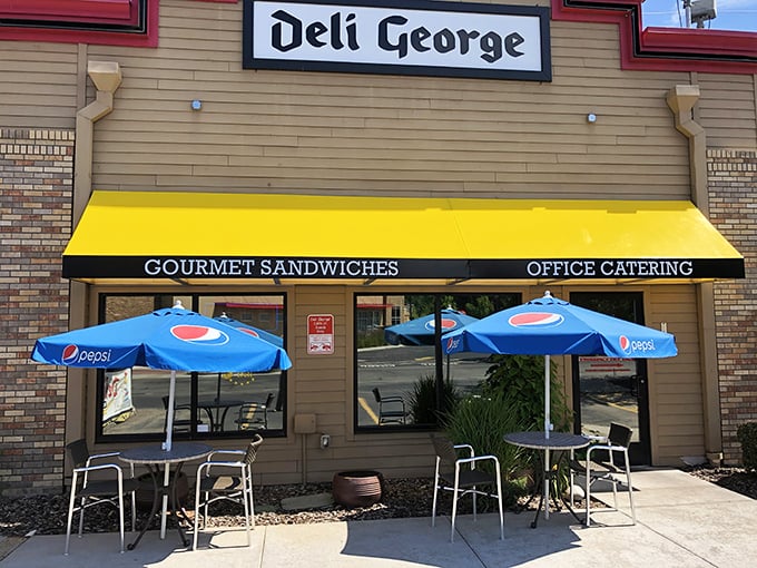 The unassuming storefront of Deli George hides culinary treasures within &ndash; like finding a diamond ring in a plain cardboard box. 