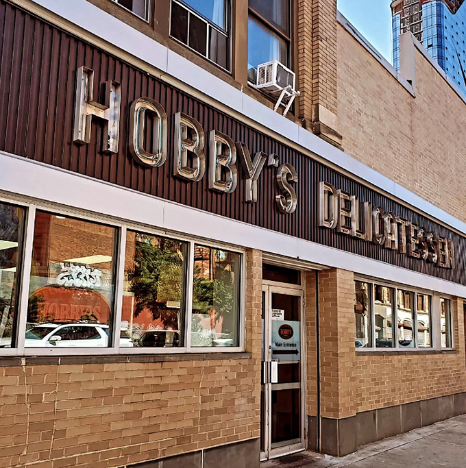 The blue neon sign of Hobby's beckons like a lighthouse for the sandwich-starved, a Newark institution that doesn't need flashy gimmicks—just great food.