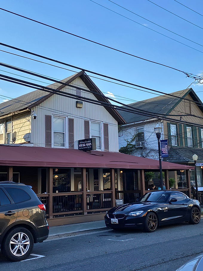 A quaint facade with charm to spare, Steak & Main's street presence whispers rather than shouts &ndash; the culinary equivalent of "speak softly and carry a big ribeye." 