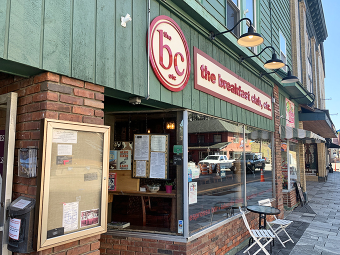 The unassuming exterior of The Breakfast Club, etc. proves once again that the best culinary treasures often hide behind modest facades in small-town America.