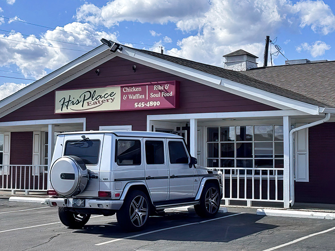 The unassuming red-sided building houses culinary treasures that would make Southern grandmothers nod in approval. Soul food salvation awaits inside.