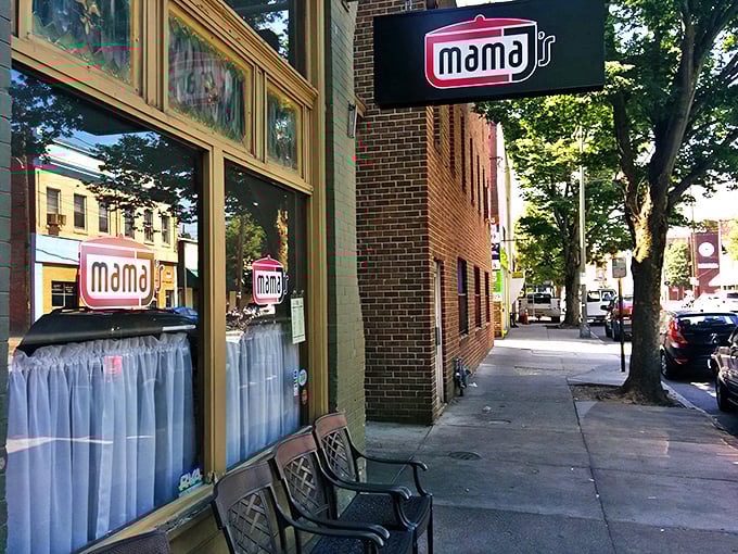 The unassuming exterior of Mama J's Kitchen hides culinary treasures within, like a delicious secret Richmond locals have been keeping too long.