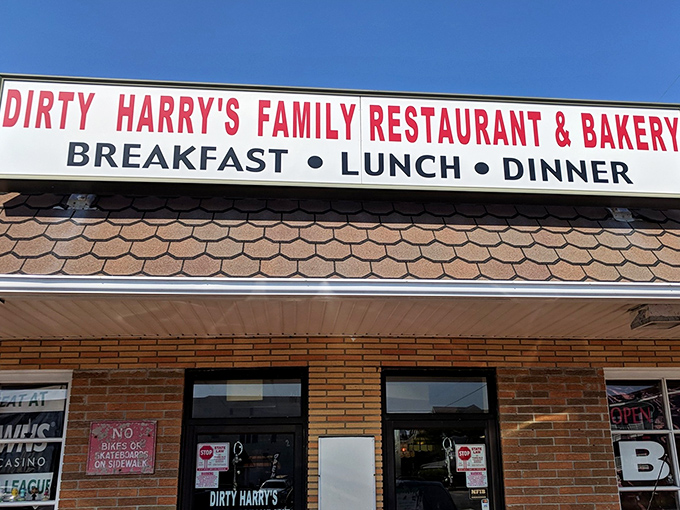 The unassuming brick facade of Dirty Harry's promises three essential meals a day&mdash;but it's what's inside that will make your day.