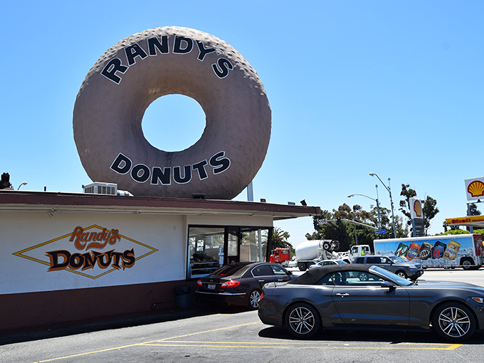 The architectural equivalent of a sugar rush &ndash; Randy's iconic giant donut has been stopping traffic and starting cravings since the 1950s.
