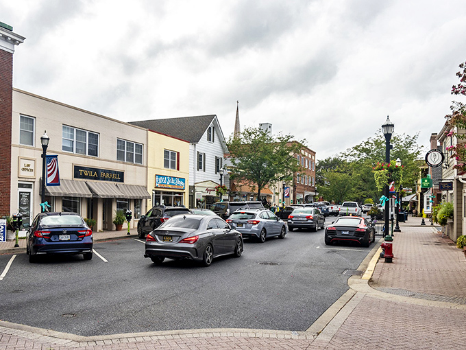 Second Street bustles with small-town charm as brick sidewalks and historic storefronts create the perfect backdrop for an afternoon stroll through Lewes' shopping district.