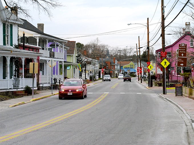 Historic charm meets coastal tranquility on St. Michaels' main street, where centuries-old homes stand as guardians of Eastern Shore stories waiting to be discovered.