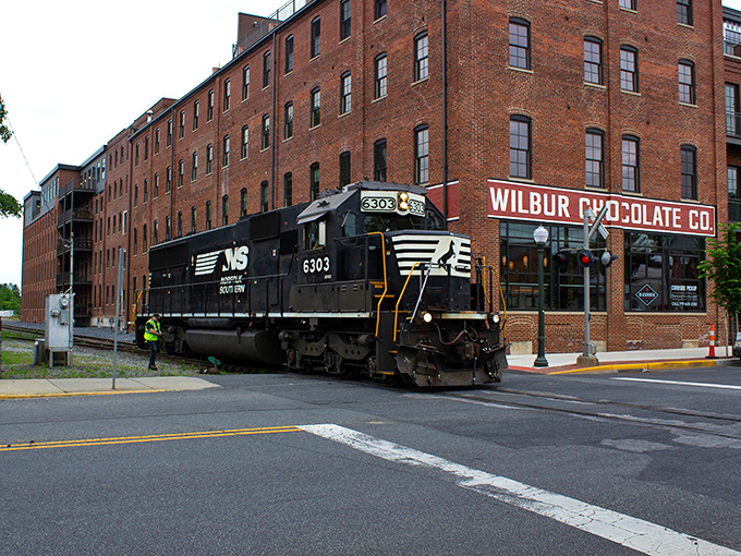 Tranquility flows through Lititz where two young explorers discover the simple joy of streamside contemplation on a perfect Pennsylvania afternoon.