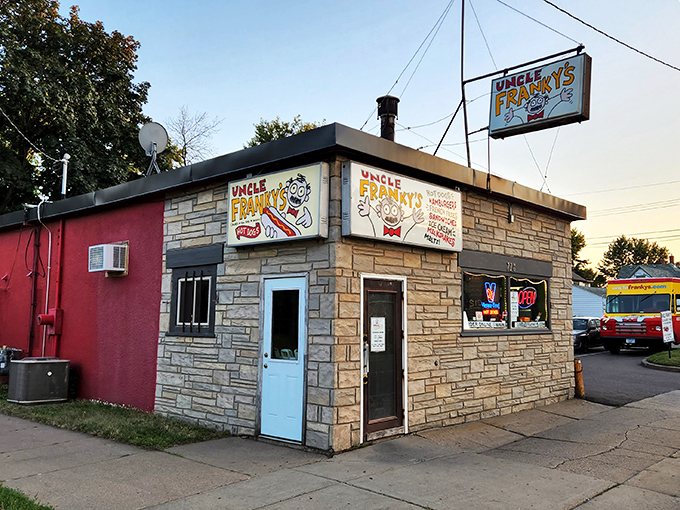 The blue exterior with its playful hot dog mural isn't just Instagram bait&mdash;it's a beacon of hope for the seriously hungry Minnesotan.