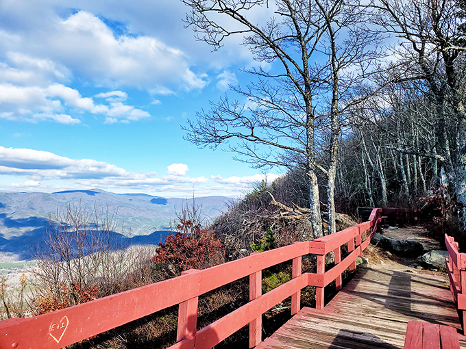 Mother Nature's balcony awaits at Fort Mountain's overlook, where even the most devoted couch potatoes will find themselves suddenly inspired to contemplate life's big questions.