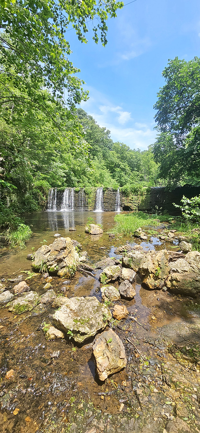 The spectacular 77-foot waterfall plunges through limestone cliffs at Natural Falls, creating an enchanting scene that feels more Pacific Northwest than Oklahoma. 