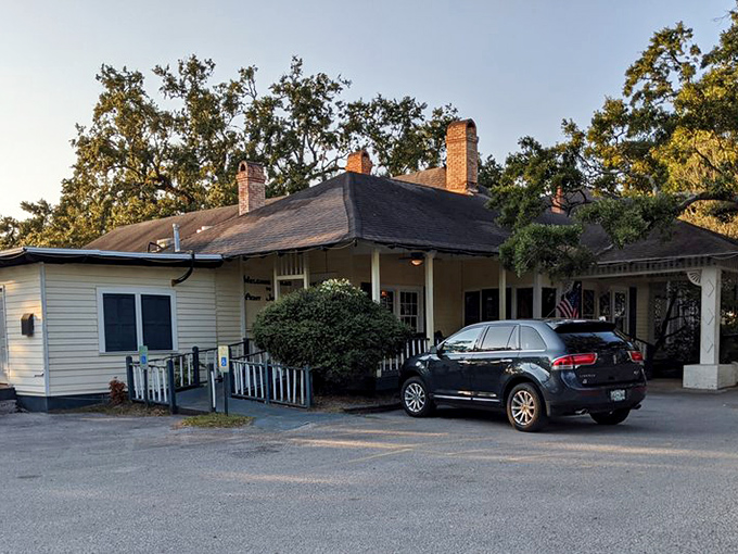 Humble on the outside, legendary on the inside &ndash; Aunt Jenny's yellow cottage beneath sprawling oaks has been serving Ocean Springs' finest catfish for generations.