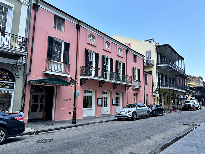 The pink fa&ccedil;ade of Brennan's stands out on Royal Street like a sophisticated Southern belle who knows she's turning heads&mdash;and doesn't mind one bit.