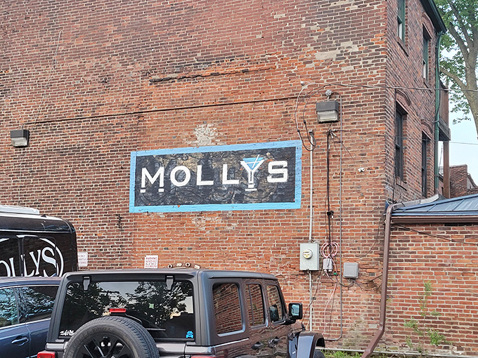 The brick facade of Molly's in Soulard welcomes you like an old friend, complete with patio seating that practically begs you to linger.