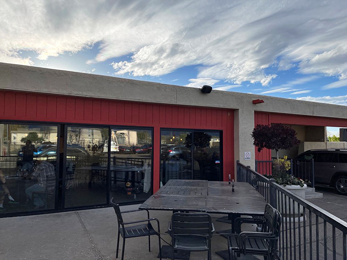 The unassuming exterior of Nexus hides culinary treasures within, like finding a Picasso at a yard sale. Pure New Mexican magic awaits.