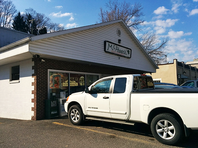 The unassuming exterior of McAteer's hides culinary treasures within, like finding a rare vinyl record in a plain sleeve.