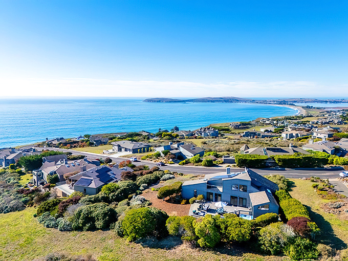 Bodega Bay's panoramic coastline unfolds like nature's IMAX screen&mdash;homes perched on bluffs enjoying million-dollar views that no Netflix subscription could ever match.