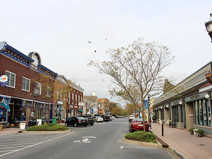 Second Street in Lewes welcomes visitors with its perfectly preserved historic charm. Brick sidewalks and colorful storefronts create a main drag that's refreshingly chain-store free.